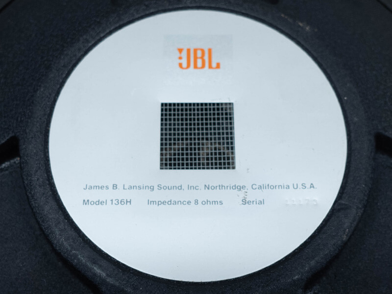 中古入荷 : JBL 136H - 四日市ムセン